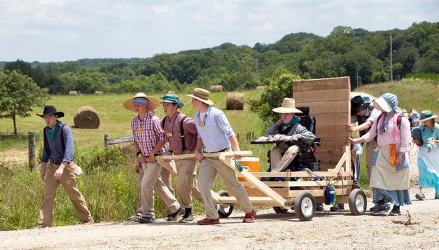 Custom-built handcart allows young man to participate in trek – Church News